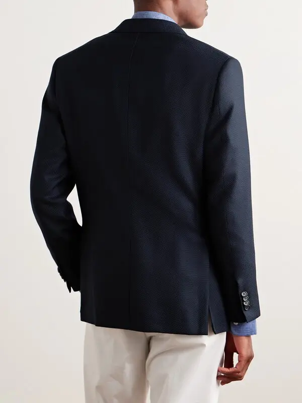 Brioni Textured Wool And Cashmere-blend Blazer