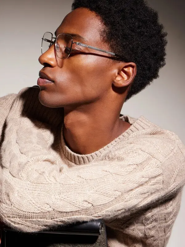 Cartier Santos De D-frame Optical Glasses