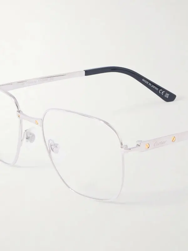 Cartier Santos De D-frame Optical Glasses