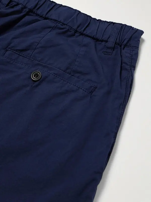 Hartford Tanker Slim-fit Cotton Trousers