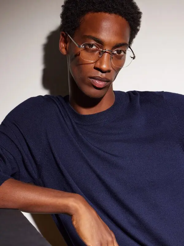 Cartier Santos De Rimless Optical Glasses