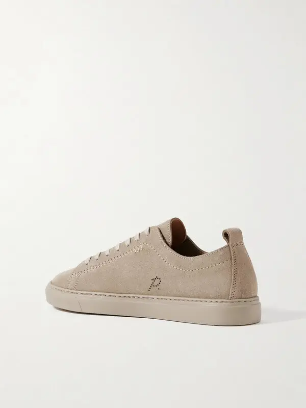 Mr P. Perforated Suede Sneakers