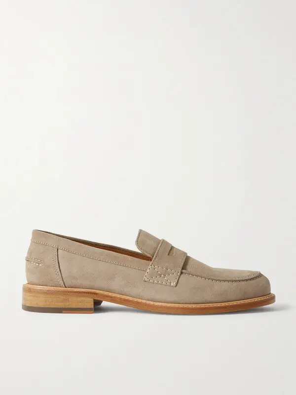 Mr P. Scott Suede Penny Loafers
