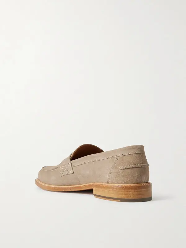 Mr P. Scott Suede Penny Loafers