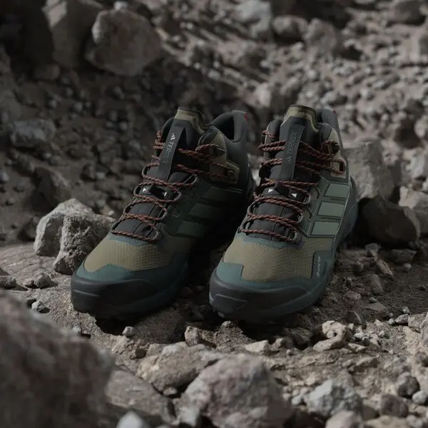 Adidas Skychaser Mid Gore-tex Hiking Boots - Olive Strata / Silver Green / Core Black