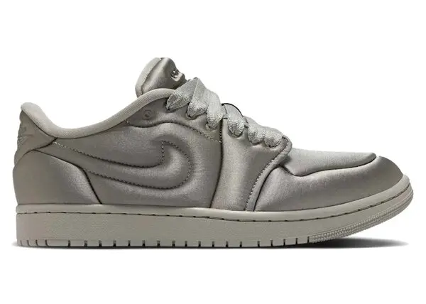 JORDAN 1 Low Method Of Make Satin - Medium Grey