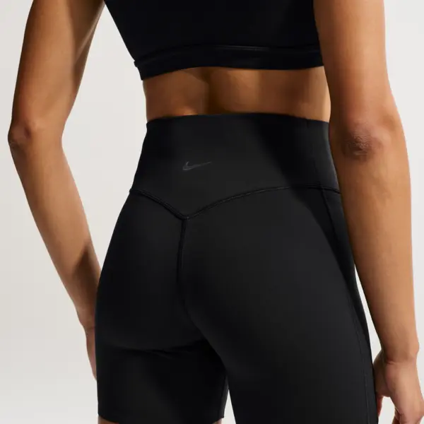 Nike Universa High-waisted 5" Biker Shorts With Seamless Front - Black