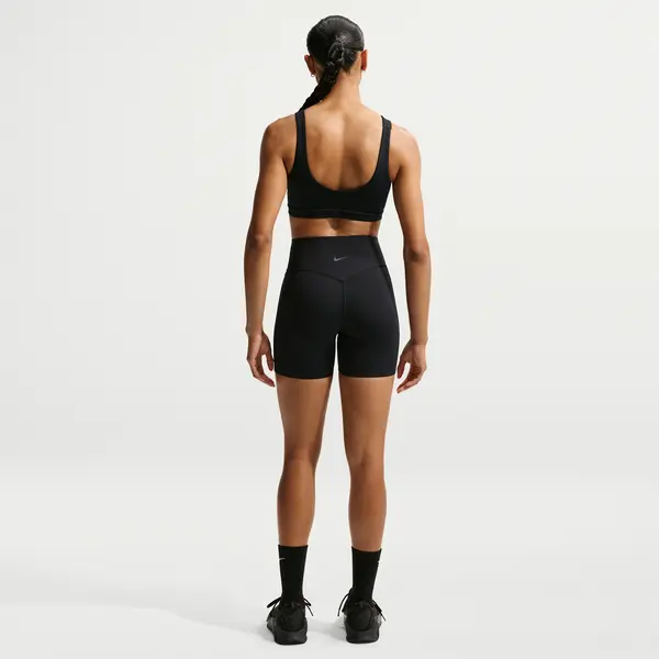 Nike Universa High-waisted 5" Biker Shorts With Seamless Front - Black