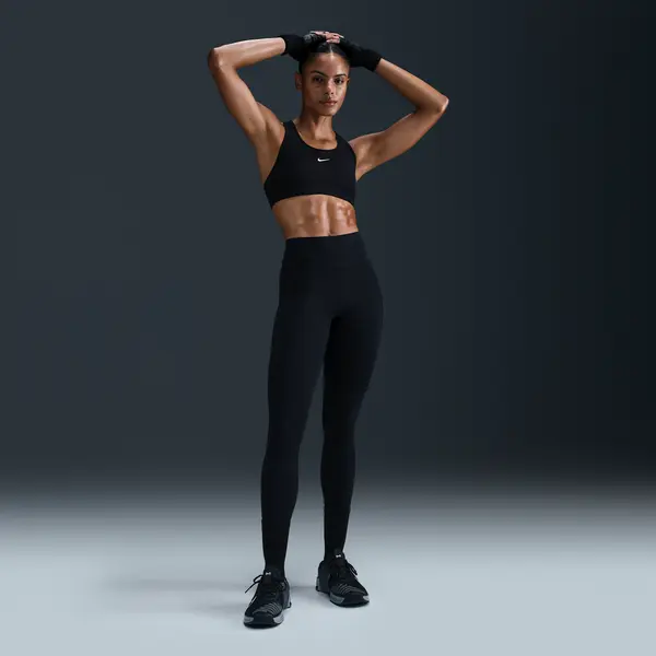 Nike Universa High-waisted Full-length Leggings With No Front Seam - Black