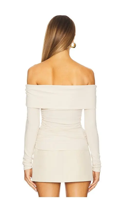 ELODIE THE LABEL Kate Off Shoulder Knit Top