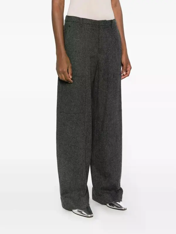 Vince Herringbone Trousers