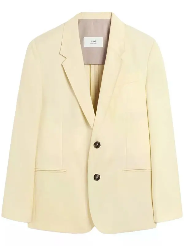 Ami Wool Blazer - Yellow
