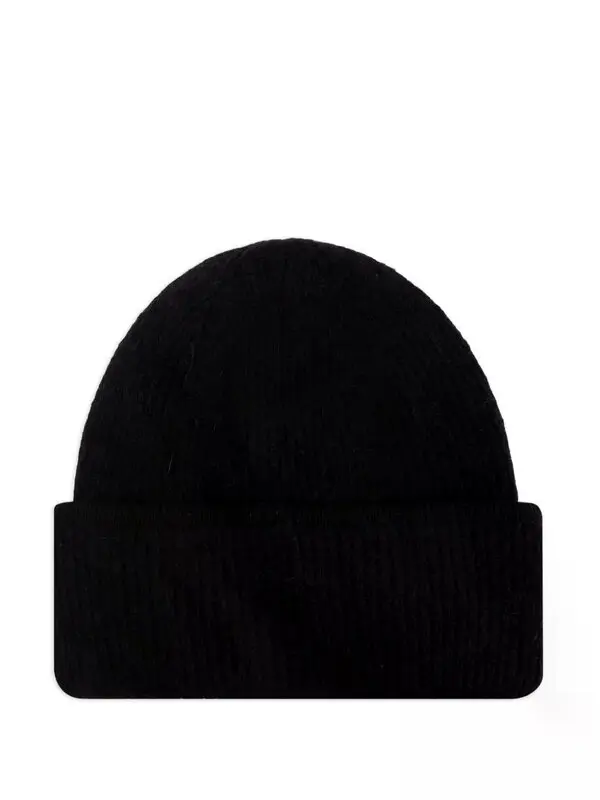Jacquemus Alpaca Wool Beanie - Black