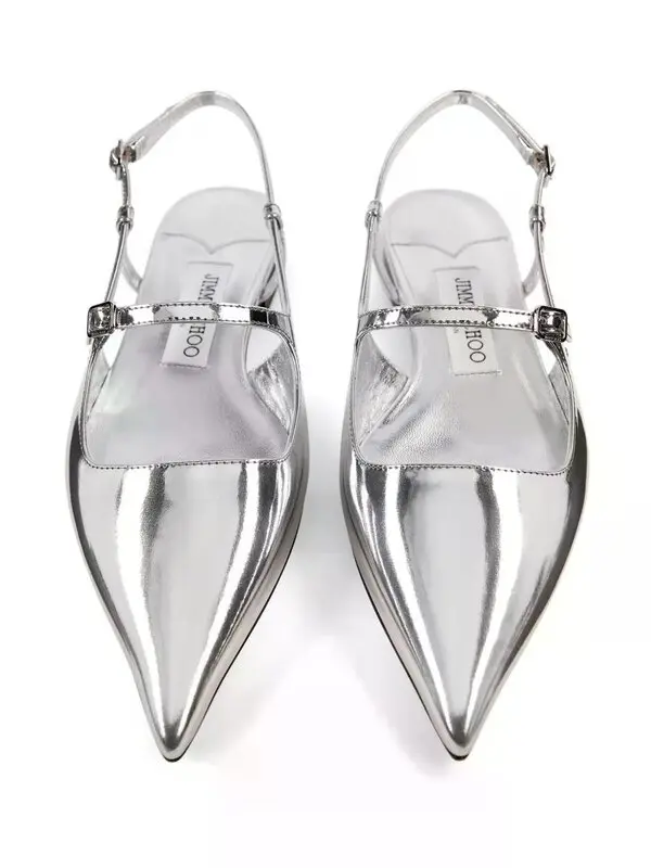 JIMMY CHOO Didi Ballet Flats - Silver