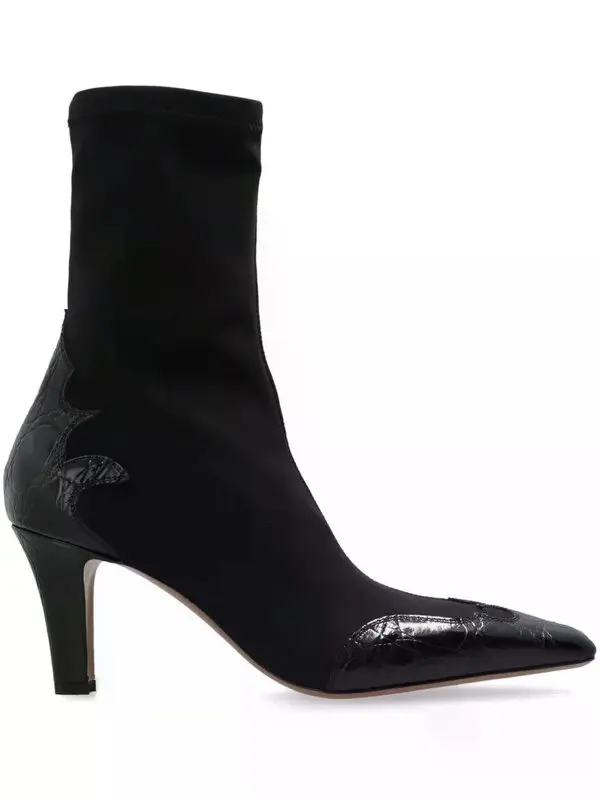 Paris Texas 75mm Belle Western Ankle Boots