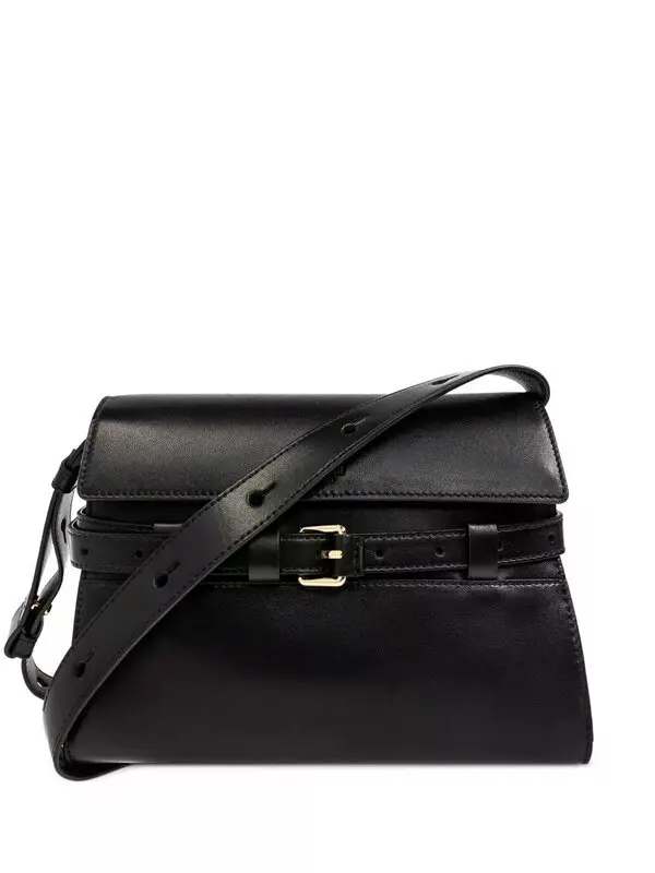 Moschino Tie Detailed Cross Body Bag - Black
