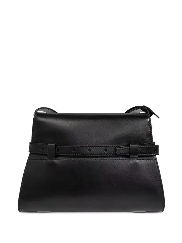 Moschino Tie Detailed Cross Body Bag - Black