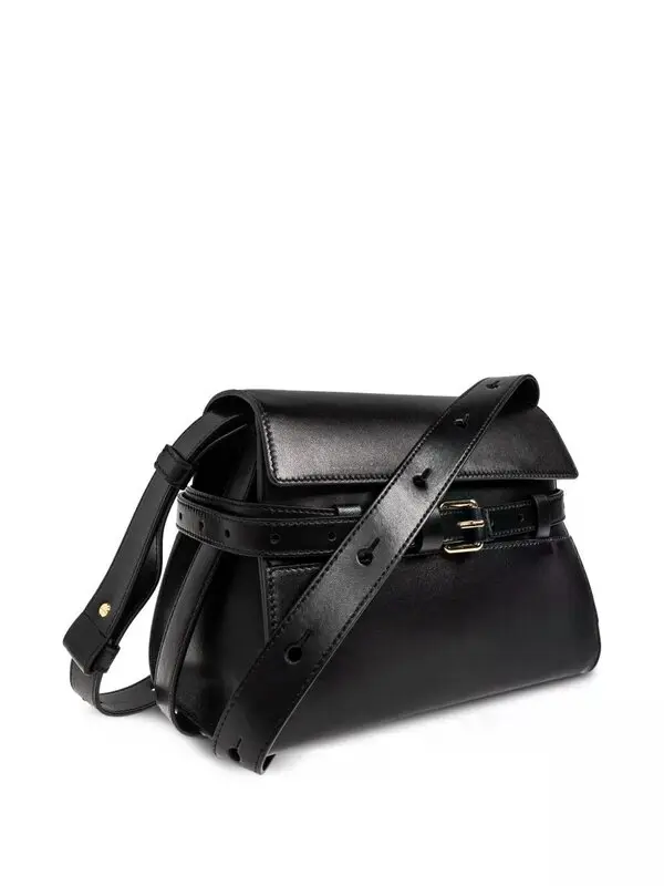 Moschino Tie Detailed Cross Body Bag - Black