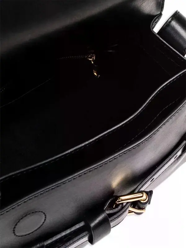 Moschino Tie Detailed Cross Body Bag - Black