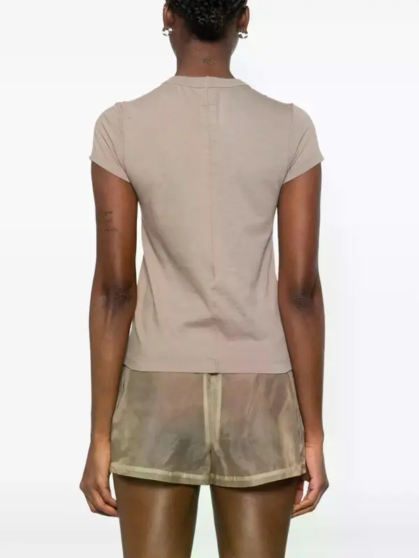 Rick Owens Level Cropped T-shirt - Neutrals