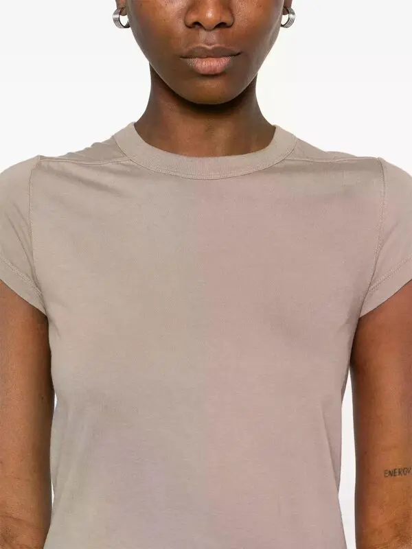 Rick Owens Level Cropped T-shirt - Neutrals