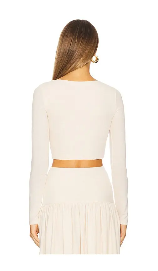 ELODIE THE LABEL Cleo Cropped Knit Top