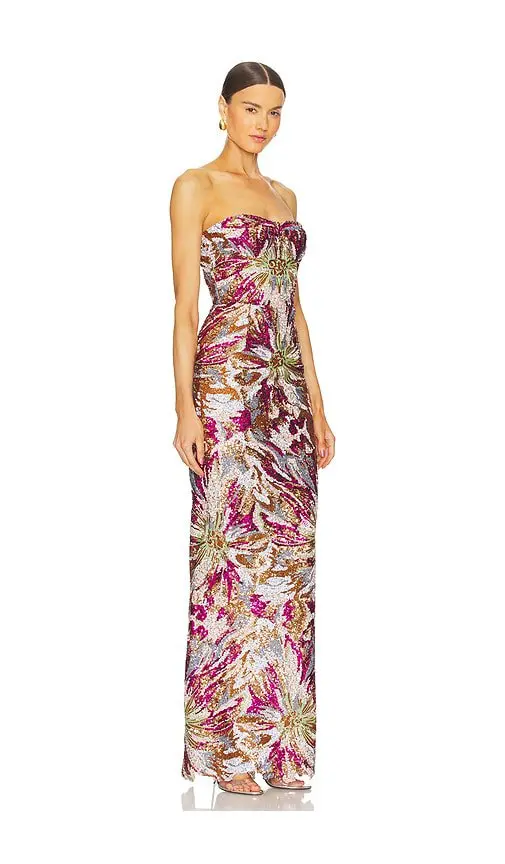 BRONX AND BRONCO Dahlia Maxi Dress - Multi