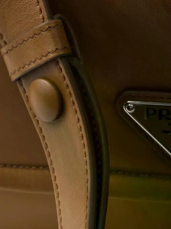 Prada Small Padded Shoulder Bag - Brown