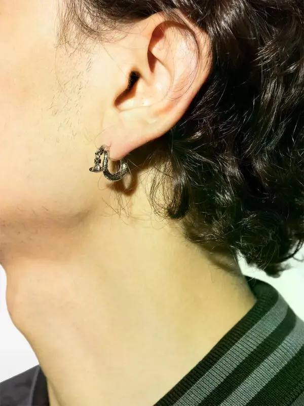 Vivienne Westwood Albane Single Earring - Silver | Editorialist