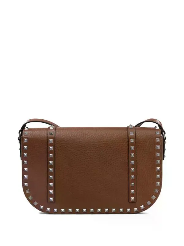 Valentino Garavani Rockstud Messenger Bag - Brown