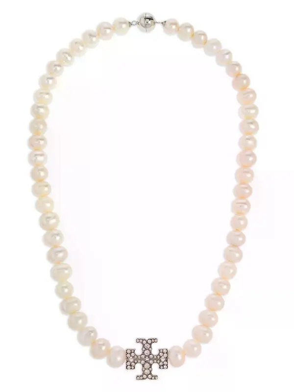 Tory Burch Faux-pearl Necklace - Neutrals
