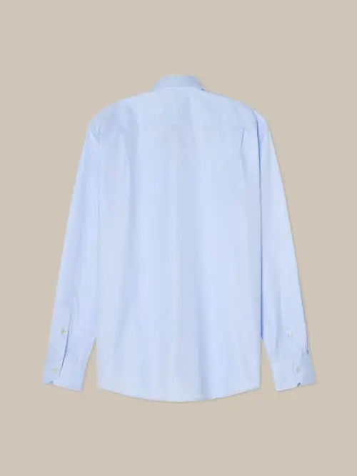 Robert Talbott Reynolds Twill Contemporary Fit Shirt - Light Blue