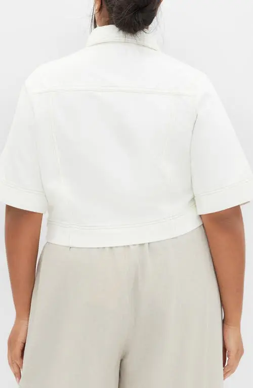 City Chic Millie Short Sleeve Denim Jacket