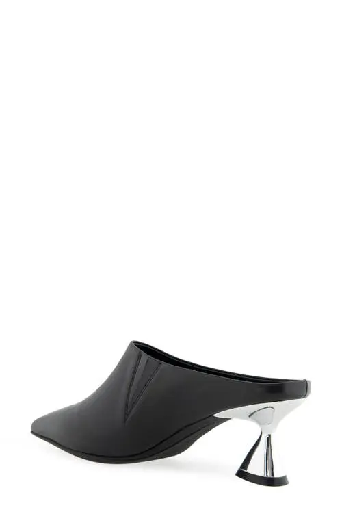 Aerosoles Jama Pointed Toe Mule - Black Leather