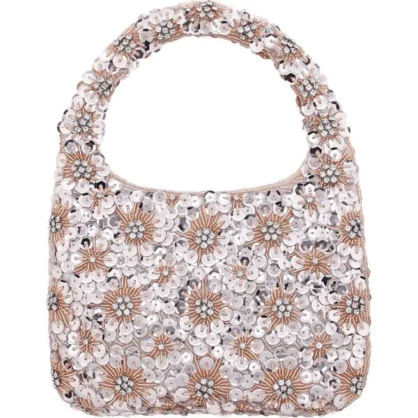 Nina Elia Top Handle Bag - Platino