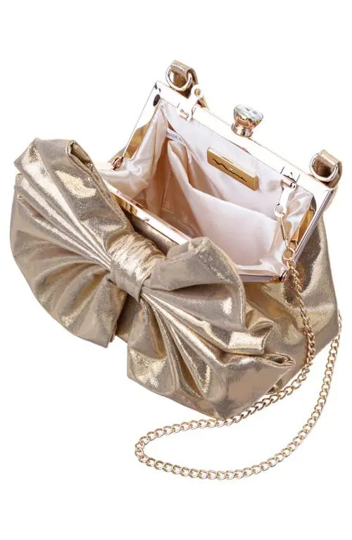 Nina Sienna Top Handle Bag - Gold