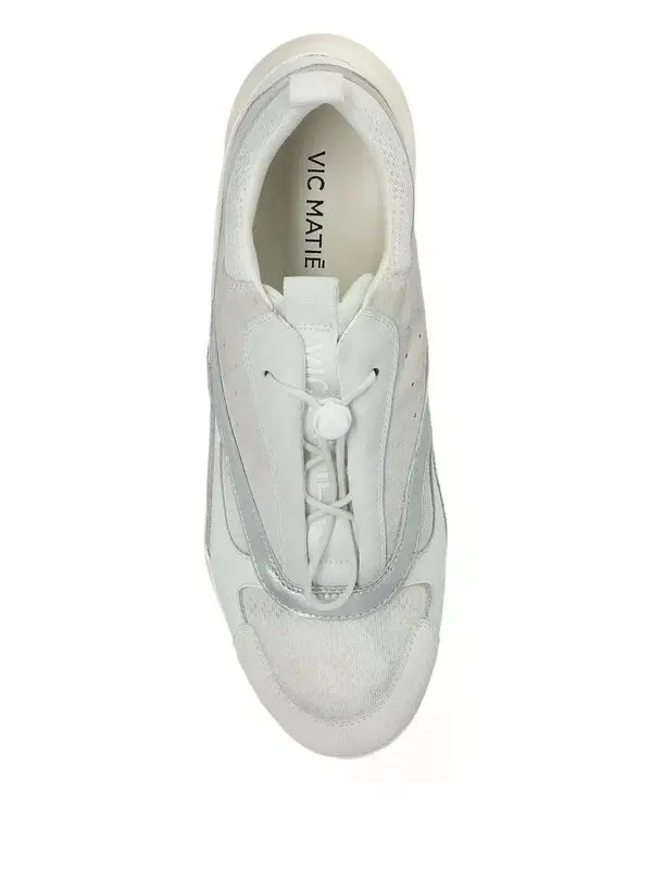 VIC MATIE Leather Sneakers - White