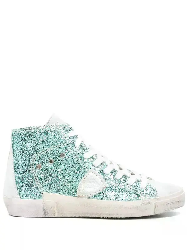 Philippe Model Glitter Sneakers - Blue