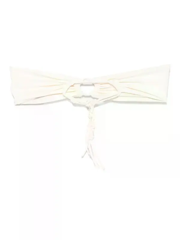JIL SANDER Bandeau Bikini Top - Neutrals
