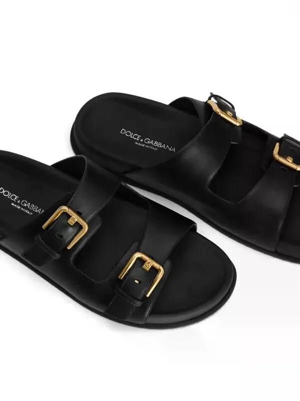 Dolce & Gabbana Leather Slides
