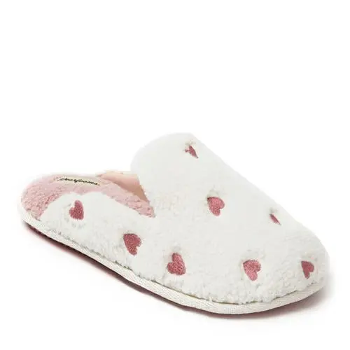 DEARFOAMS Teddy Scuff Slippers - Muslin