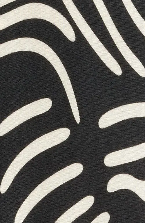 Oas Lorenzo Abstract Botanic Print Viscose Camp Shirt