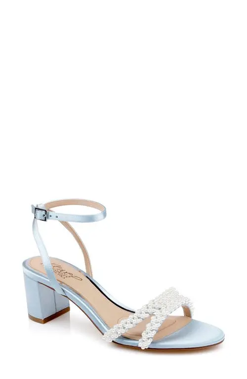 Badgley Mischka Ninnette Embellished Sandal - Sky Blue