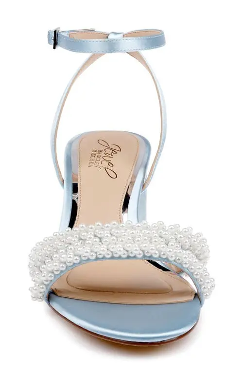 Badgley Mischka Ninnette Embellished Sandal - Sky Blue