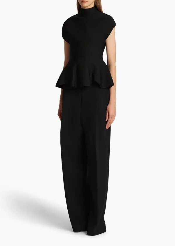 Khaite Andra Knit Top - Black