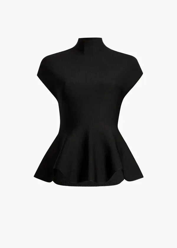 Khaite Andra Knit Top - Black