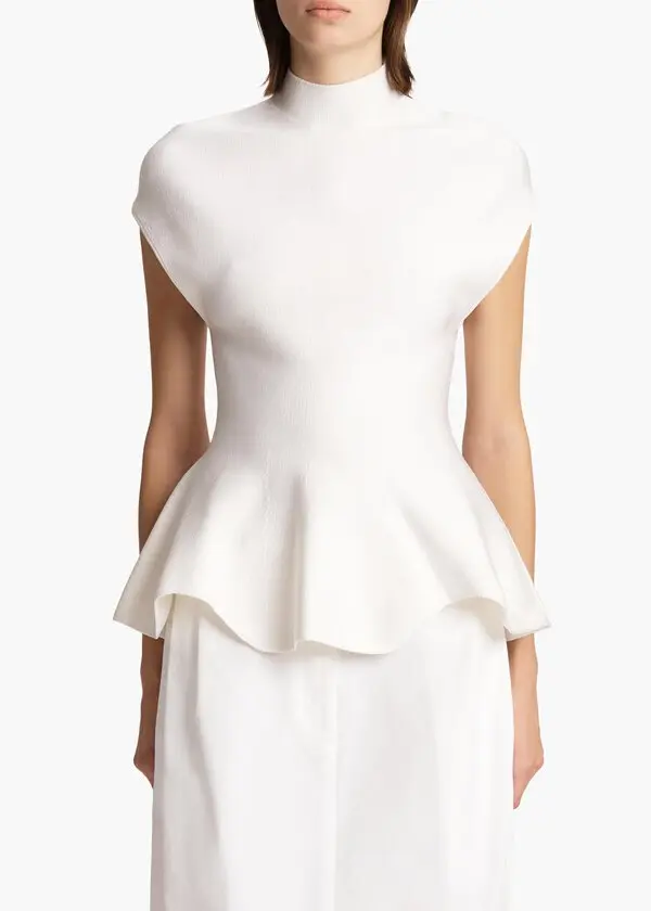Khaite Andra Knit Top - Glaze