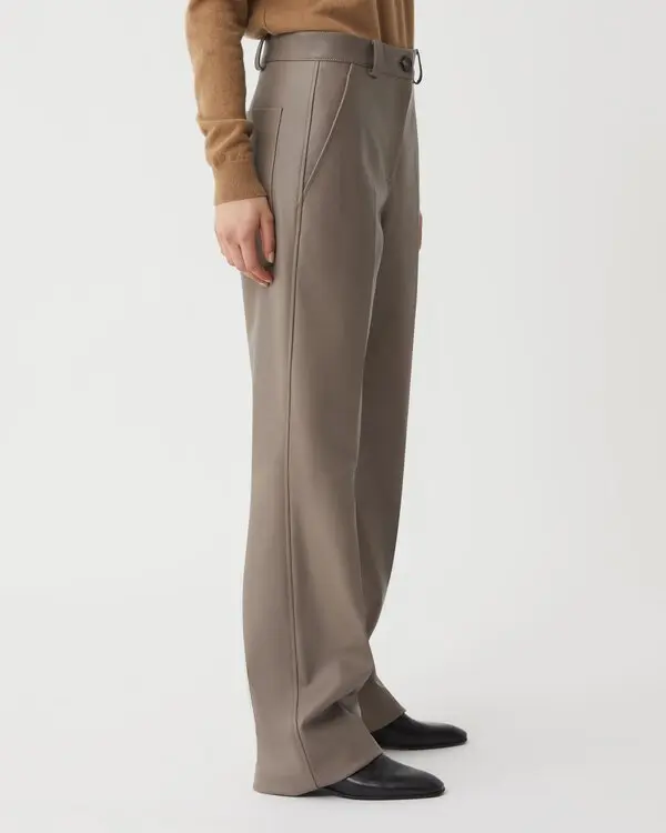 Veronica De Piante Avery Nappa Leather Trousers