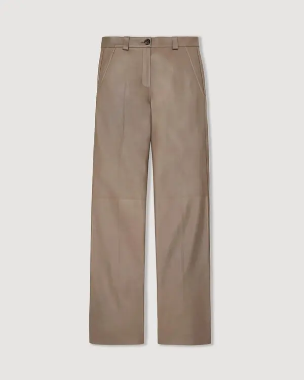Veronica De Piante Avery Nappa Leather Trousers