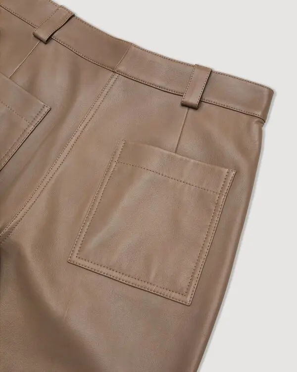 Veronica De Piante Avery Nappa Leather Trousers